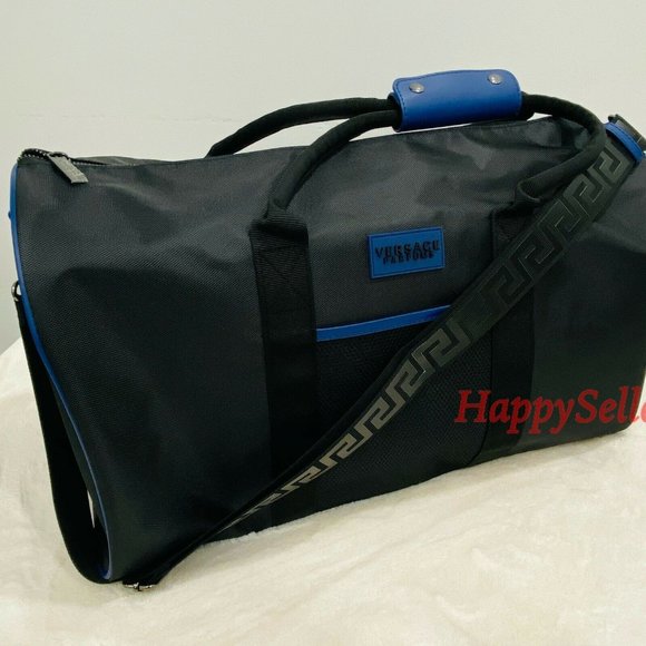 Versace | Bags | Versace Duffel Bag Weekender Travel Bag Luggage Gym ...